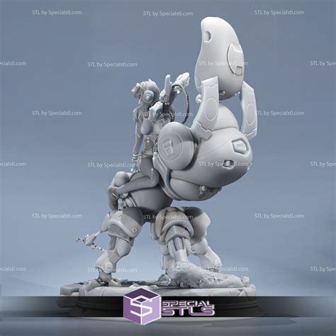 Motoko Kusanagi D Printing Figurine Diorama Ghost In The Shell Stl Files Specialstl