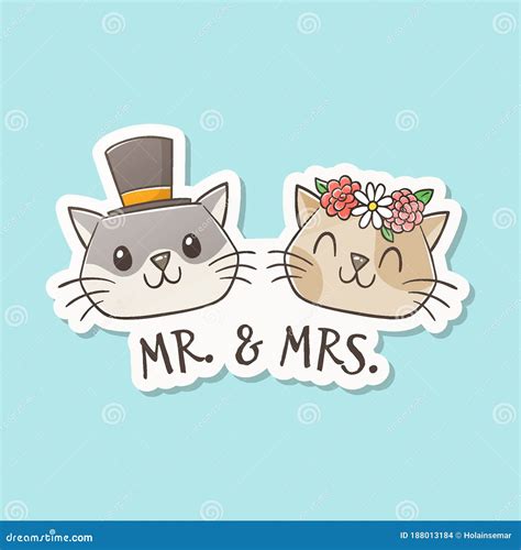 Cute Cat Wedding