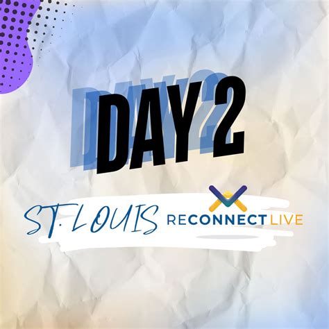 Welcome Back St Louis For Day 2 At Reconnect Live We Want To Thank Greg Wiegers Our Closing