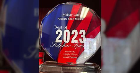 Mckay Law Receives 2023 Best Of Sulphur Springs Award