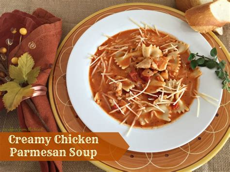 Creamy Chicken Parmesan Soup