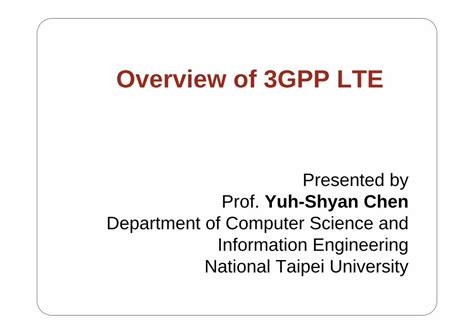 Pdf Overview Of 3gpp Lte Dokumen Tips