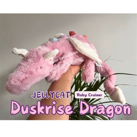 🇫🇷法國直送 Jellycat 積分限定款 Duskrise Dragon 晚霞龍50cm 經典龍娃娃 老大的巴黎購物城 Iopen