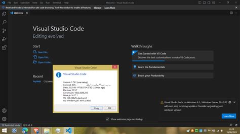 Visual Studio Code Setup 1792 Last Release For Windows 81