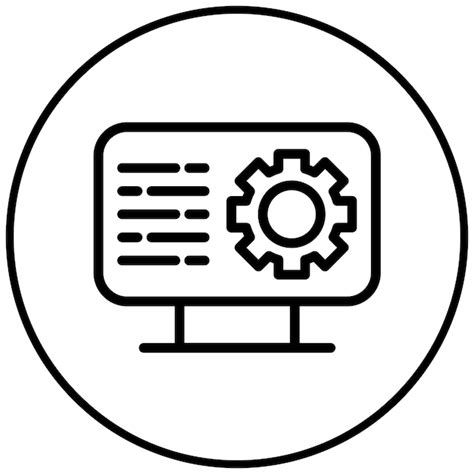 Premium Vector Configuration Management Icon