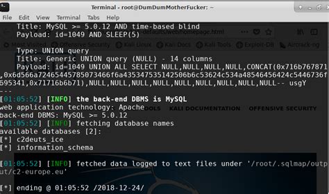 Tutorial Menggunakan Sql Injection Di Kali Linux