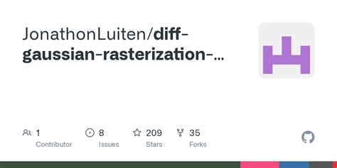 Github Jonathonluitendiff Gaussian Rasterization W Depth