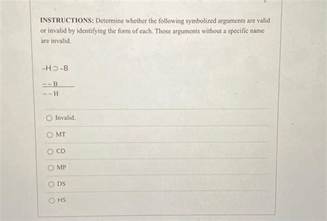 INSTRUCTIONS Determine Whether The Following Chegg