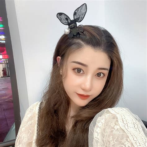 日韩珍珠吊坠甜美刘海夹发饰可爱抓夹爪子韩国兔包夹蕾丝边夹新款虎窝淘