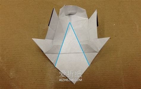 怎么折纸立体猫咪图解 复杂小猫的折法步骤 3 爱折纸网
