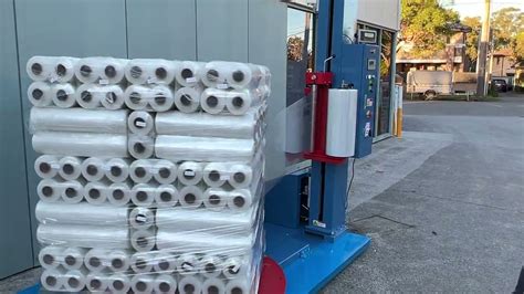 Pallet Scale Integration For Stretch Wrapper Wrapping Machine