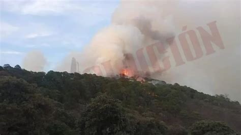 Brigadistas Combaten Incendio Forestal Fuera De Control En Tejupilco