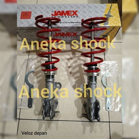 Jual COILOVER SHOCK JAMEX ADJUSTABLE TOYOTA VELOZ NEW AVANZA DEPAN