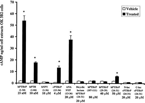 Effect Of Analogs Of Pthpthrp Lacking The N Terminal Domain On