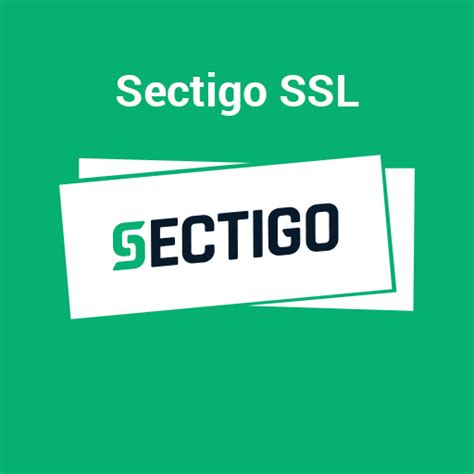 Sectigo SSL My SSL