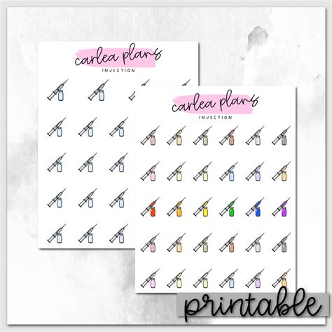 Injection Icons Printable Icons Carleaplans