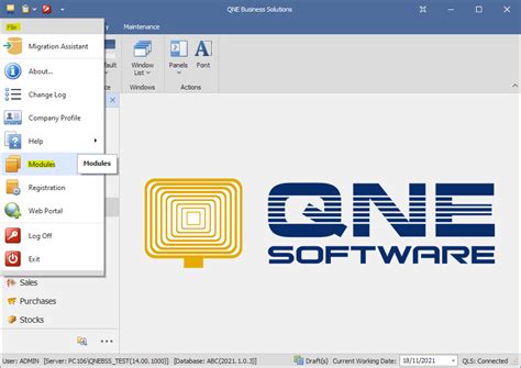 how to implement user default settings deposit to qne optimum sdn bhd