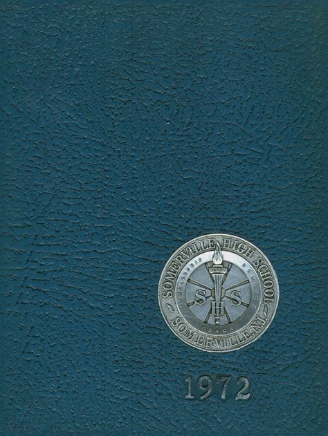 1972 Yearbook From Somerville High School From Somerville New Jersey