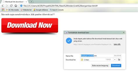 membuat link download dengan menggunakan html webhozz blog
