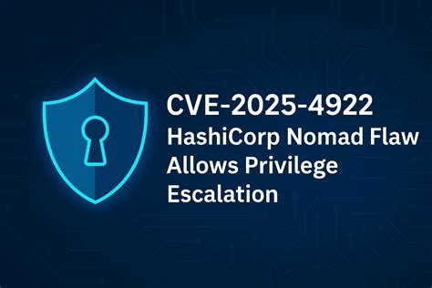 High Severity Flaw In Hashicorp Nomad Cve 2025 4922 Allows Privilege