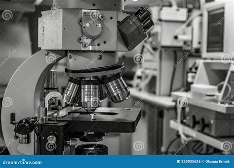 Scanning Electron Microscope In A Physical Lab Computer Education