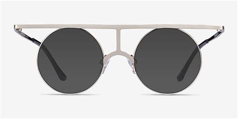 Framework Aviator Silver Full Rim Eyeglasses Eyebuydirect Canada