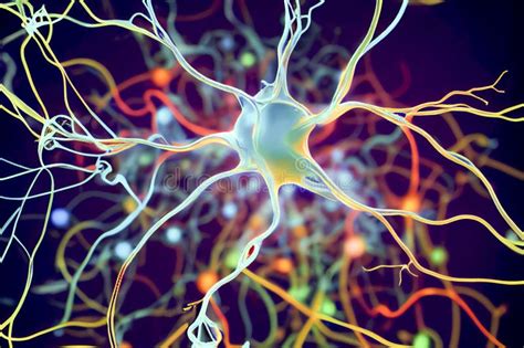Neurons Brain Cells Neural Network Concept Generative Ai