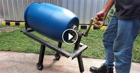 How To Make A Cement And Sand Mixer Molen DIY Cement Mixer