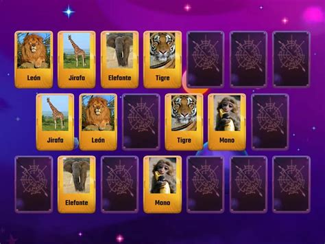 Parejas De Animales Matching Pairs