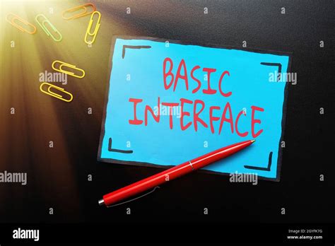 hand writing sign basic interface business approach boundary across which two independent