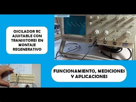 Oscilador Con Transistores Rc En Montaje Regenerativo Youtube