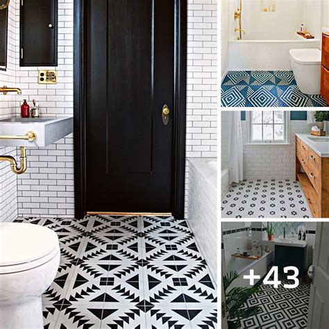 Home Idea 43 Bathroom Patterned Tile Ideas To Inspire