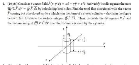 Solved 1 10pts Consider A Vector Field Chegg Com