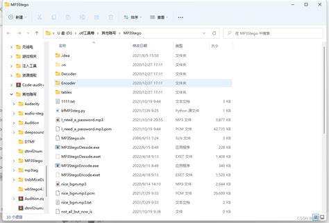 misc 工具 mp3stego的使用 mp3stego怎么用 csdn博客