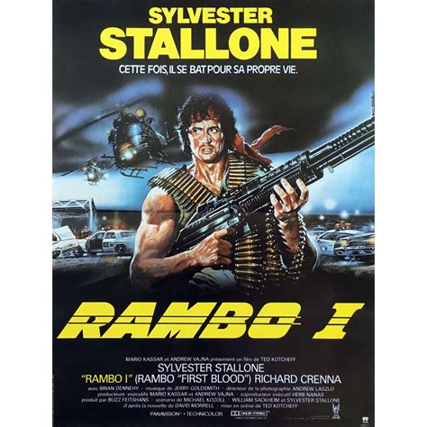 RAMBO FIRST BLOOD Movie Poster 15x21 In