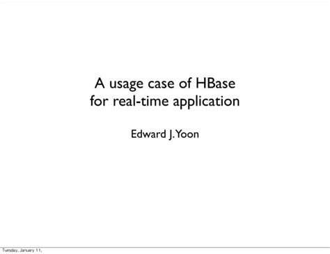 usage case of hbase for real time application pdf