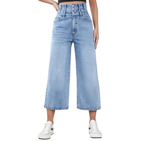 Eashery Womans Jeans Straight Leg Jean Stretch Denim Pants Ripped Jeans