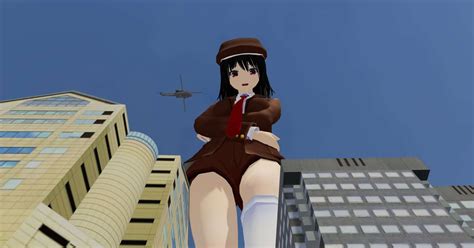 Giantess 名侦探文文的外界大调查 日川春代のイラスト Pixiv