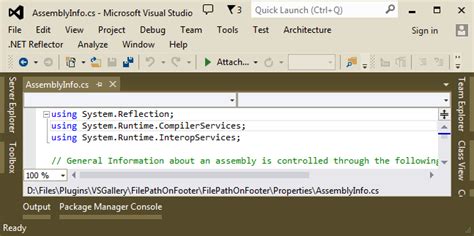 File Path On Footer Visual Studio Marketplace