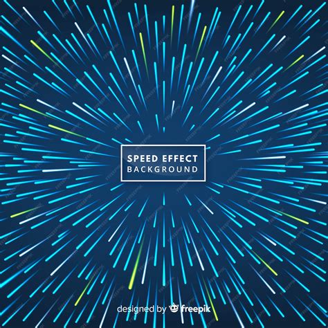 Free Vector Speed Effect Background