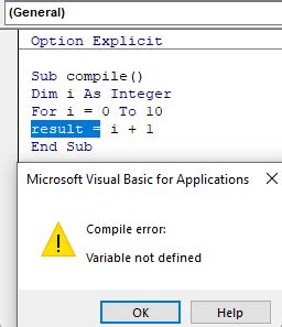 Error Handling In Vba Tutorial With Practical Examples