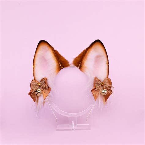 Ginger Fox Ears And Tail Set Nekotomori