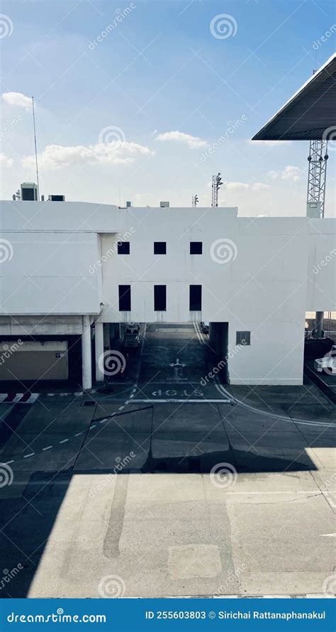 Window View Of Airplane Window View Terminal Stock Image Image Of