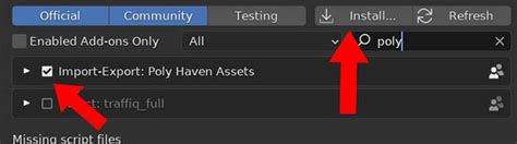 Poly Haven Asset Browser Add On For Blender Brandons Drawings