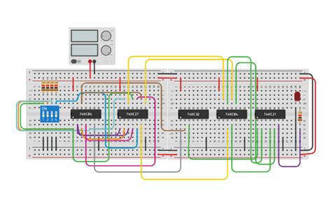 Circuit Design Sem 3 Laboratorio Digitales Tinkercad