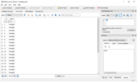 Sqlite3 Database Block
