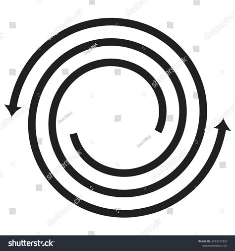 Cicular Arrows Moving Vector Illustration Stock Vector Royalty Free