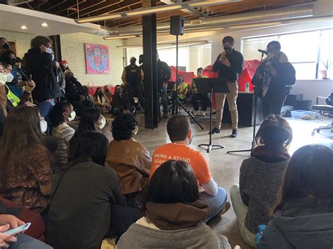 At A Rally Held In Solidarity With Aapi Community In The Wake Of California Mass Shootings