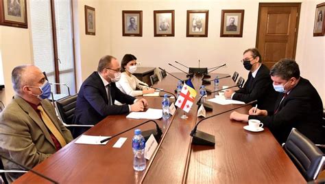 ირაკლი ბერაია რუმინეთის ელჩსა და რუმინეთის პრემიერმინისტრის სახელმწიფო