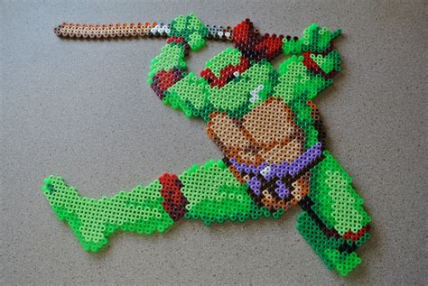 Tmnt Hama Perler Beads By Taxie25 Pixel Beads Fuse Beads Perler Beads